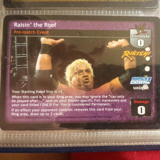 WWF Raw Deal Card , Hobbies & Toys, Toys & Games on Carousell