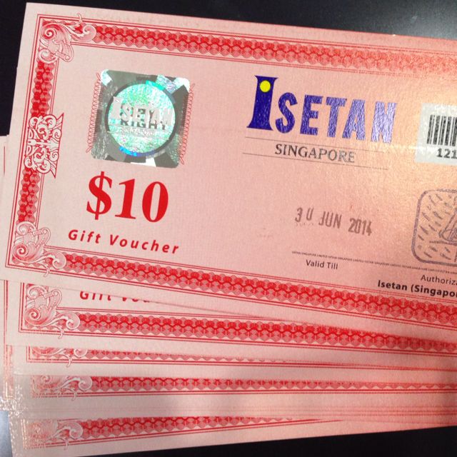 $80 Isetan Vouchers @only $64 !!, Tickets & Vouchers, Vouchers on Carousell