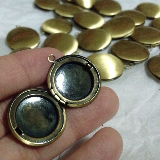 BRASS LOCKETS, Women's Fashion, Jewelry & Organisers, Necklaces on ...