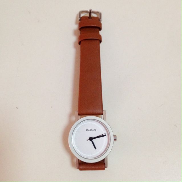 Vintage Staccato Brown Watch, Women's Fashion, Watches & Accessories ...