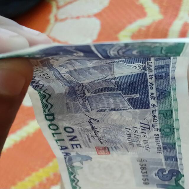 Old Singapore $1 Note, Everything Else on Carousell