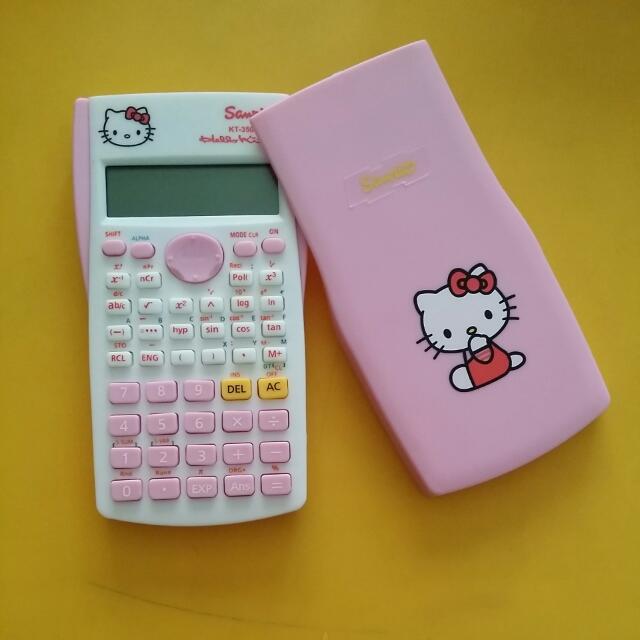 Scientific Hello Kitty Calculator , Health & Nutrition, Health Monitors ...