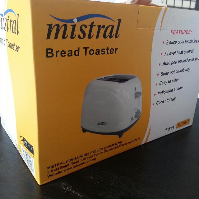 Mistral Bread Toaster, Furniture & Home Living, Lighting & Fans, Fans ...