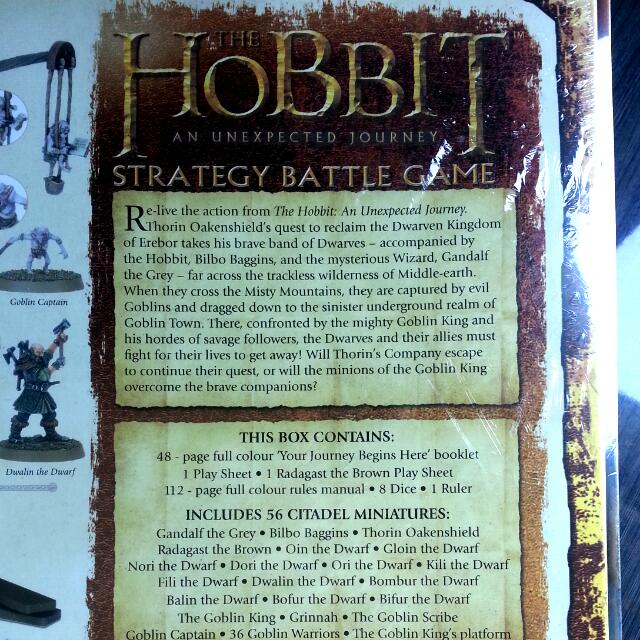 The Hobbit: Escape From Goblin Town Limited Edition Strategy Battle ...
