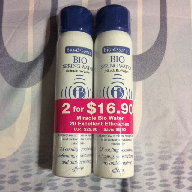 (Pending) Bio-Essence Spring Water, Beauty & Personal Care, Face, Face ...