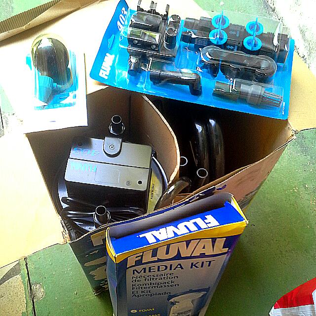 BRAND NEW ITALY FLUVAL 403 CANNISTER FILTER 400L AQUARIUM FILTER SYSTEM ...