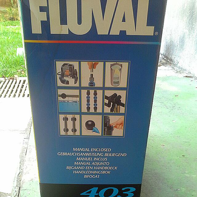 BRAND NEW ITALY FLUVAL 403 CANNISTER FILTER 400L AQUARIUM FILTER SYSTEM ...
