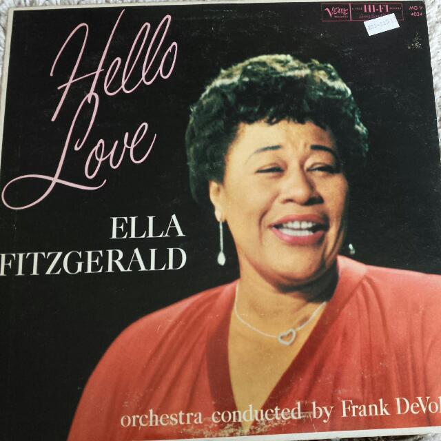 Rare Vinyl Ella Fitzgerald Hello Love, Hobbies & Toys, Memorabilia ...