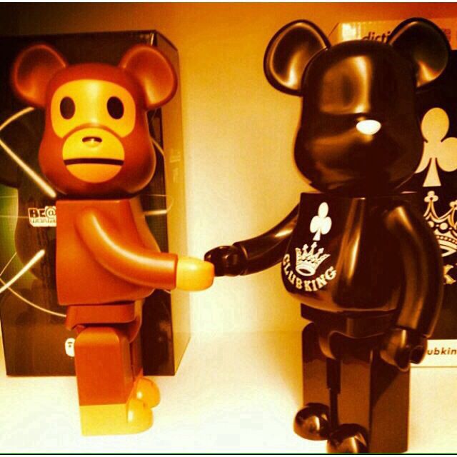 Bape Bearbrick And Club King Bearbrick, Hobbies & Toys, Toys & Games on ...