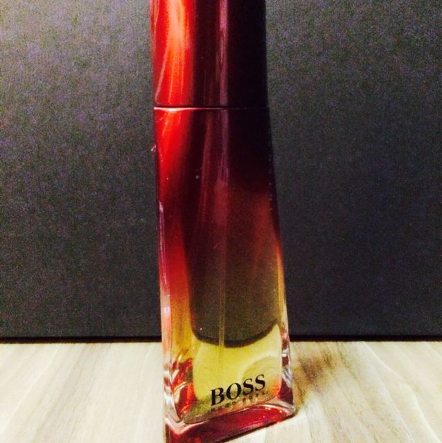 Hugo Boss Perfume With Gold Glitter - Limited Edition, Luxury on Carousell