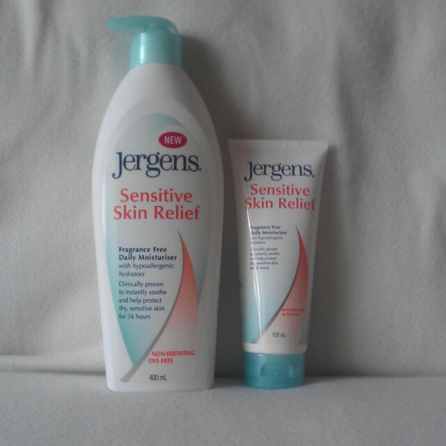 Jergens Sensitive Skin Relief Set, Beauty & Personal Care, Face, Face ...