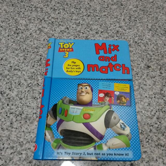 Brand New Toy Story Mix And Match Book, Hobbies & Toys, Books ...