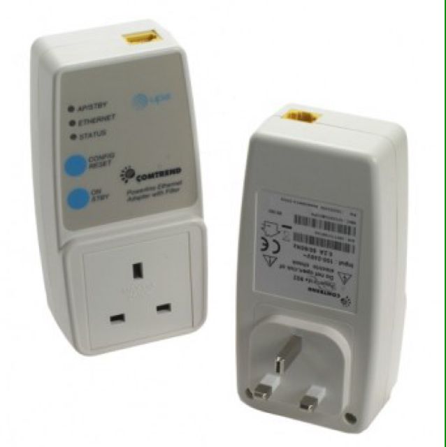 Powerline Ethernet Adapters (Comtrend Powergrid 902), Computers & Tech ...