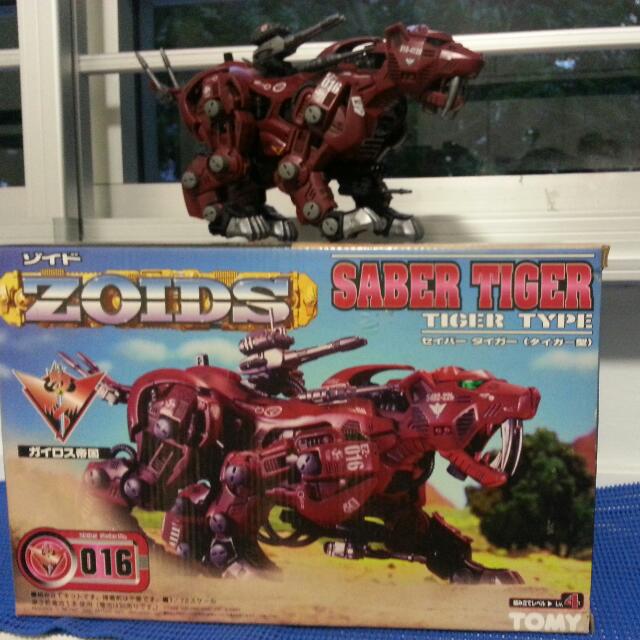 Zoids Sabertooth, Red Horn, , Hobbies & Toys, Toys & Games on Carousell