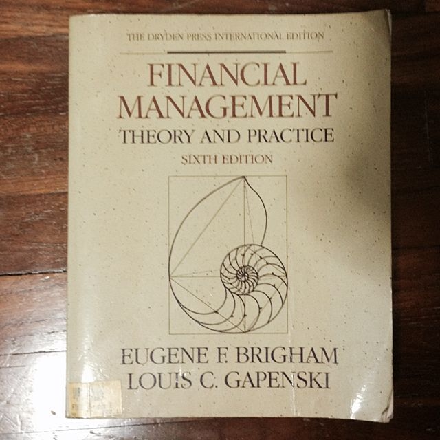 Financial Management Theory And Practice Sixth Edition By Eugene F ...