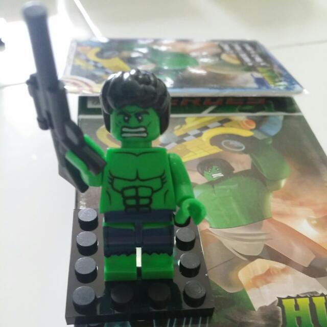 Hulk Lego Compatible Toy Figurine (Inspired), Hobbies & Toys, Toys ...