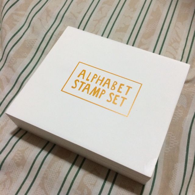 Kikki.K Alphabet Stamp Set, Hobbies & Toys, Stationery & Craft ...