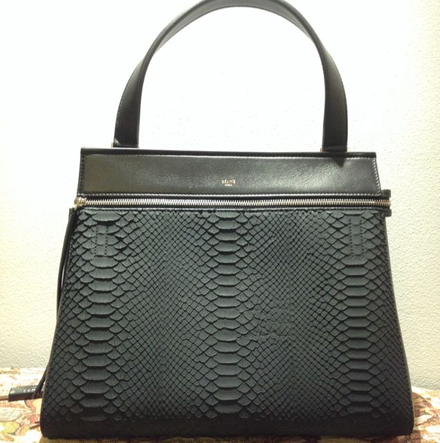 Celine Python Edge Bag, Luxury, Bags & Wallets on Carousell