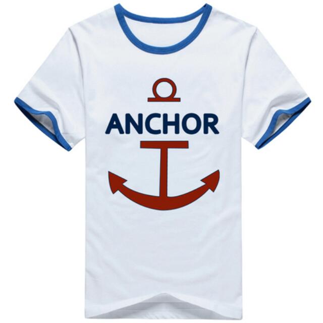 One Piece "Anchor" Shirt, Men's Fashion, Tops & Sets, Tshirts & Polo ...