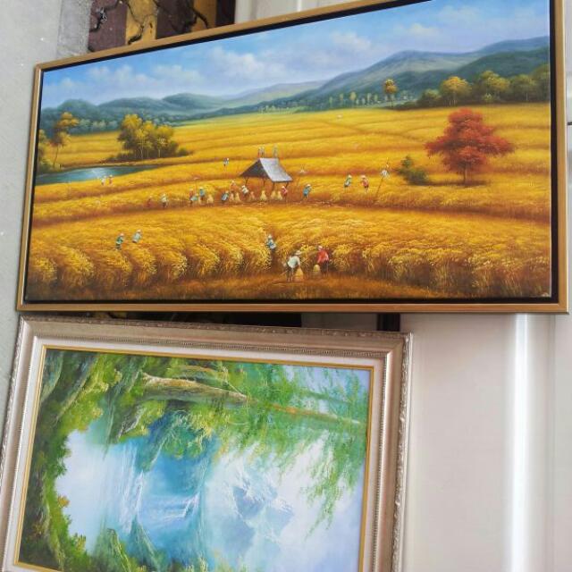 Painting In Frame, Furniture & Home Living, Home Decor, Frames ...