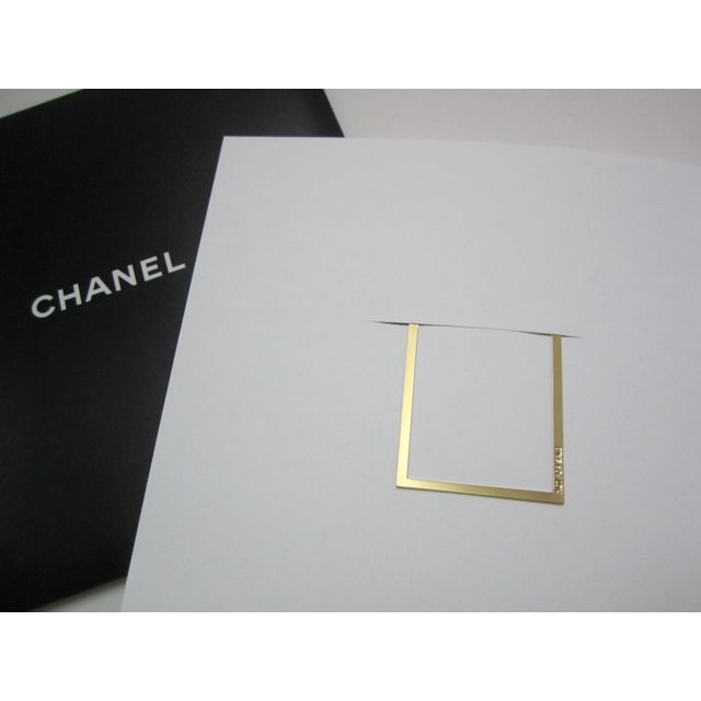 CHANEL No. 5 Gold Metal Bookmark with No. 5 Booklet, Luxury, Bags ...