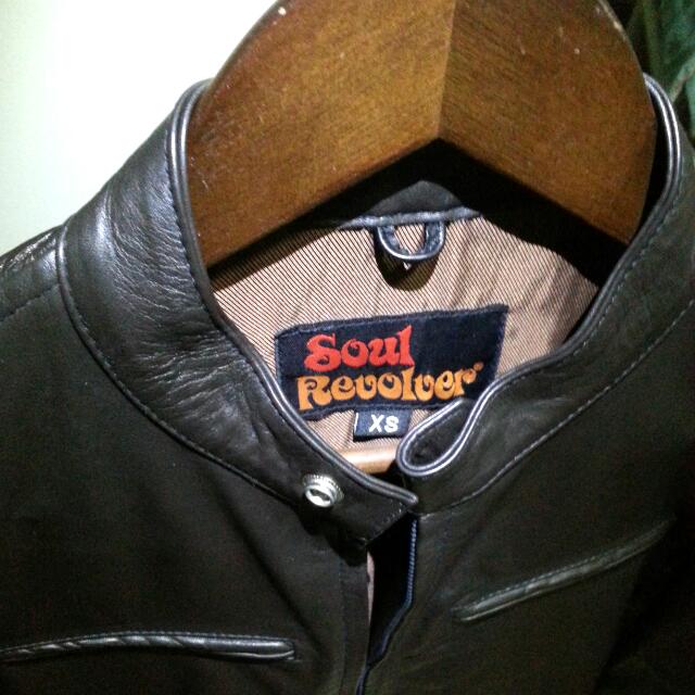 [Pending] Soul Revolver Full Grain Leather CafeRacer, Men's Fashion ...