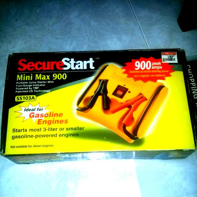 Portable Jump Starter (Securestart), Everything Else on Carousell