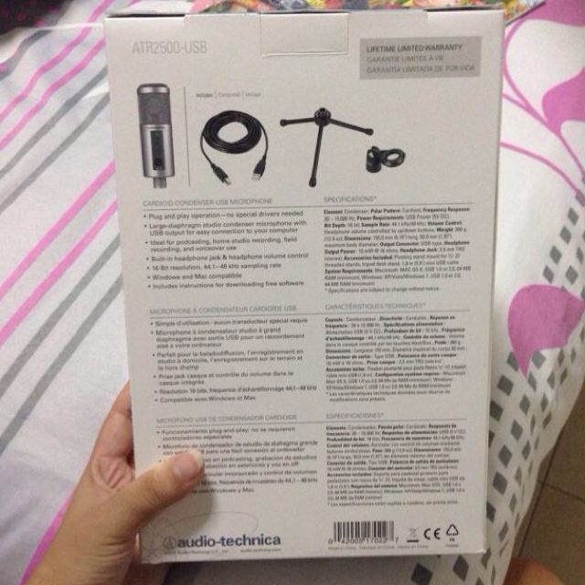 ATR2500 USB Condenser Microphone, Audio, Headphones & Headsets on Carousell