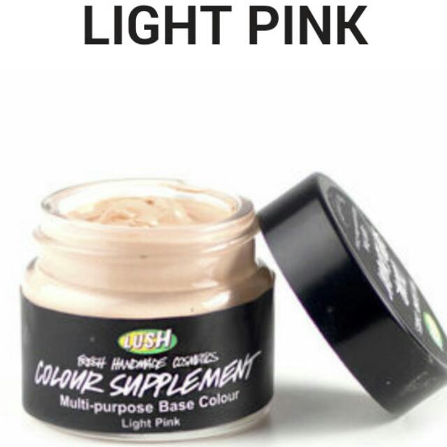 LUSH COSMETICS colour supplement - LIGHT PINK, Beauty & Personal Care ...