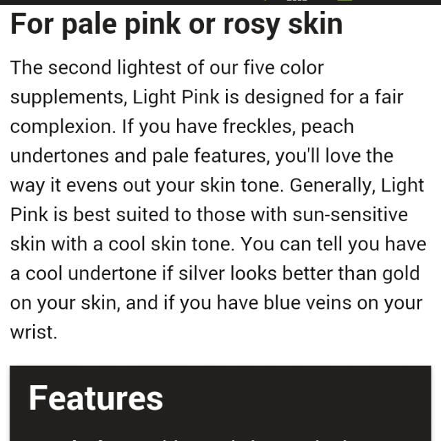 LUSH COSMETICS colour supplement - LIGHT PINK, Beauty & Personal Care ...