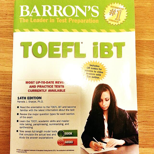 Barron's TOEFL IBT 14th Edition, Hobbies & Toys, Books & Magazines ...