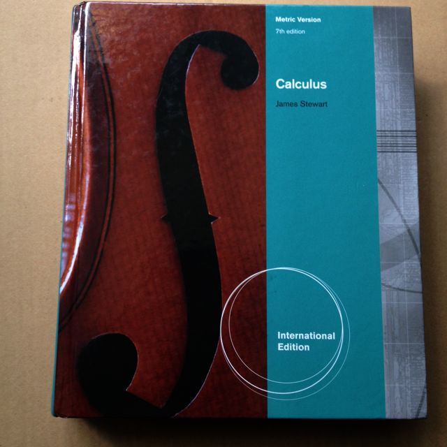 Calculus - James Stewart International Version 7th Edition, Hobbies ...