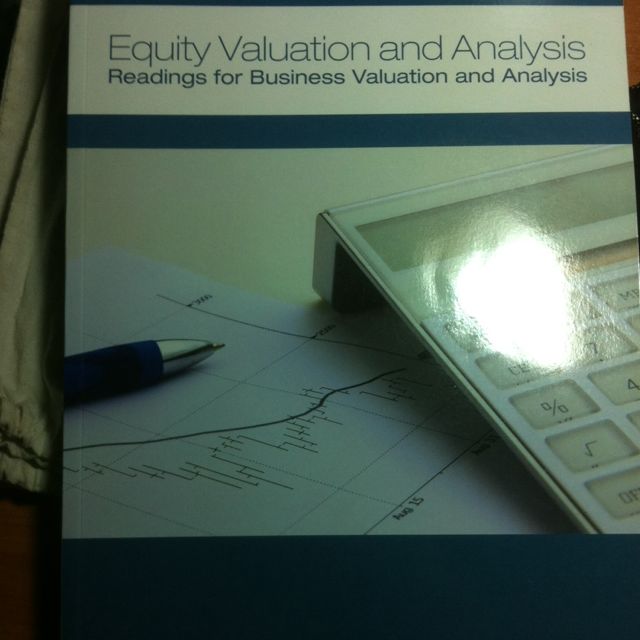 NTU Acc: Equity Valuation & Analysis, Hobbies & Toys, Books & Magazines ...