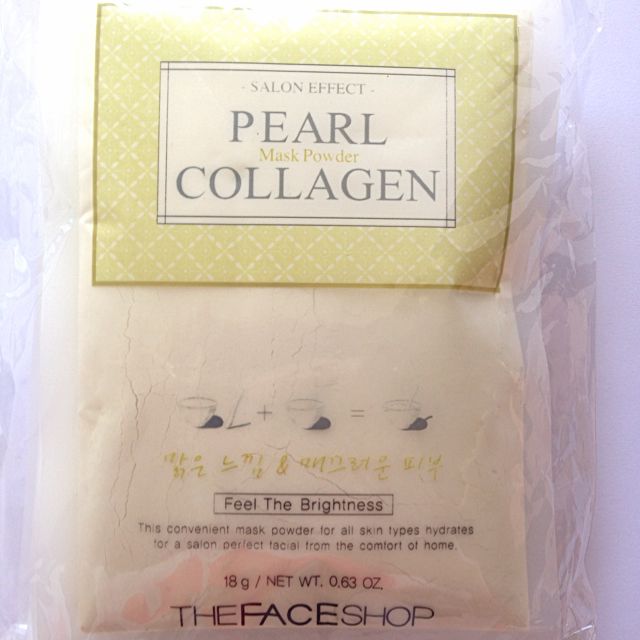 The Face Shop Pearl Collagen Mask Powder, Beauty & Personal Care, Face ...