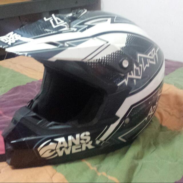 Answer MX Helmet, Sports Equipment, Bicycles & Parts, Parts ...