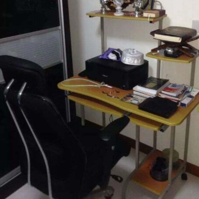 Computer Table And Study Chair, Furniture & Home Living, Furniture ...