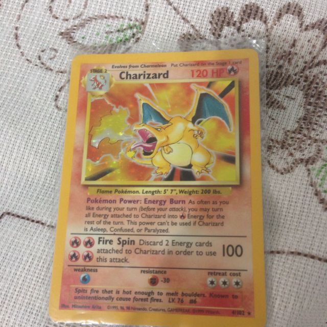 Base set charizard, Hobbies & Toys, Toys & Games on Carousell