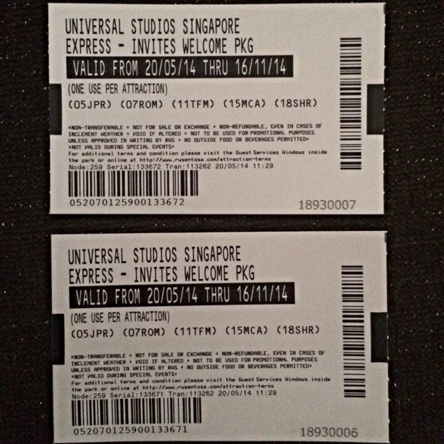 2 USS Express Passes And $10 Off USS Entrance Ticket, Tickets ...