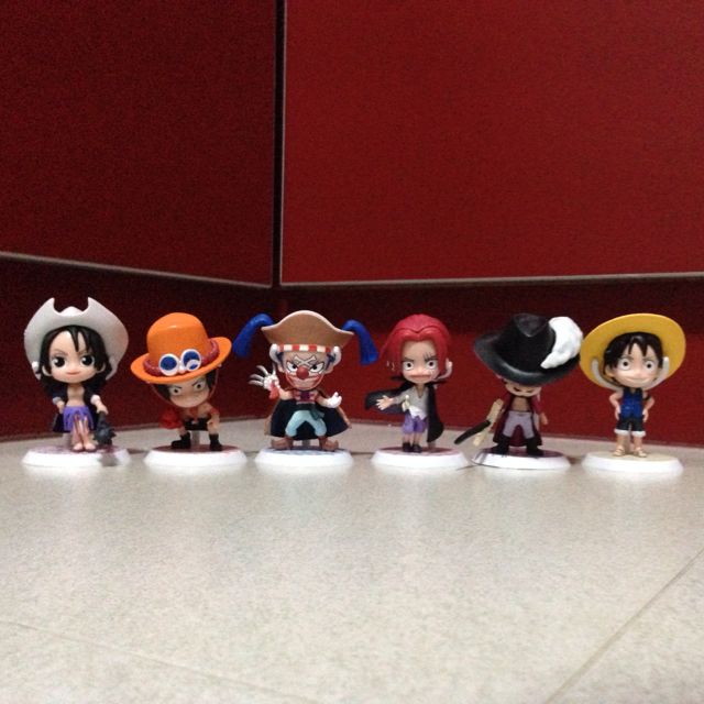 One Piece Figures Set Of 6, Hobbies & Toys, Toys & Games on Carousell