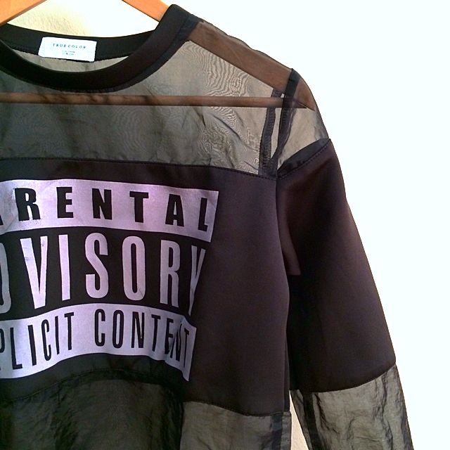 (PENDING) Parental Advisory Sweater, Women's Fashion, Tops, Other Tops ...