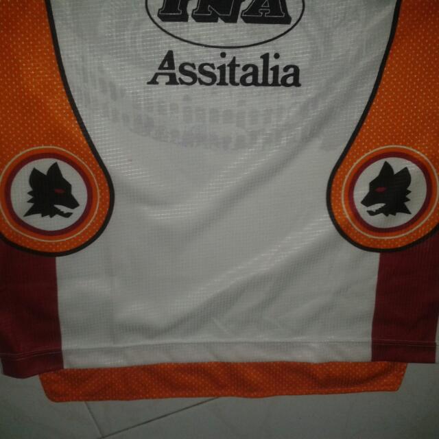AUTHENTIC RARE 'AS ROMA' JERSEY, Men's Fashion, Tops & Sets, Formal ...