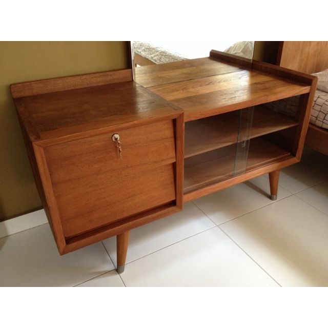 Dressing Table With Pencil Leg, Solid Wood, Furniture & Home Living ...