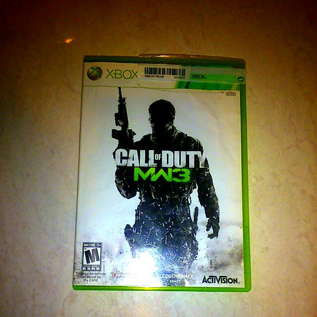 Call Of Duty Modern Warfare 3:MW3 Xbox 360, Hobbies & Toys, Toys ...