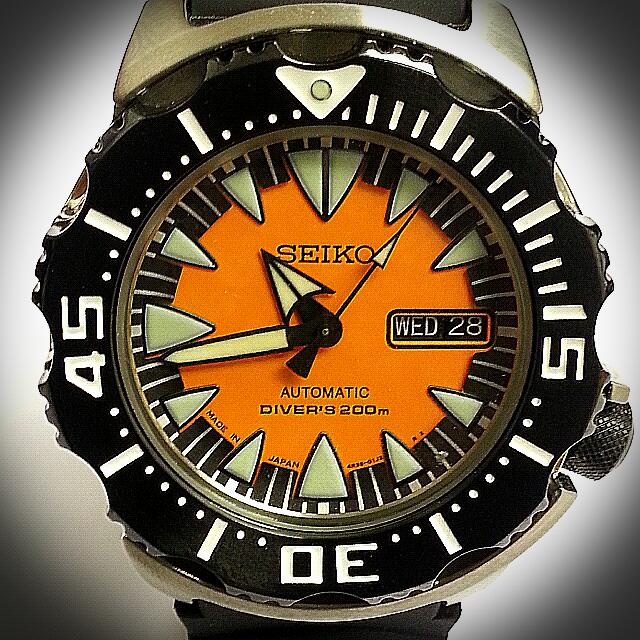 Seiko Monster Japan Set With Full Box , Men's Fashion, Watches ...