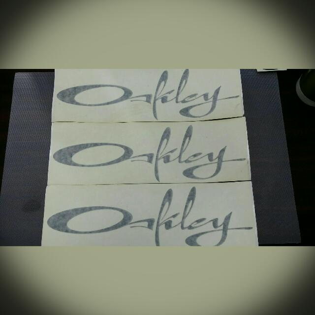 Oakley Script Sticker, Computers & Tech, Parts & Accessories, Cables ...