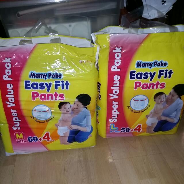 MamyPoko Easy Fit Pants ., Babies & Kids, Bathing & Changing, Diapers ...
