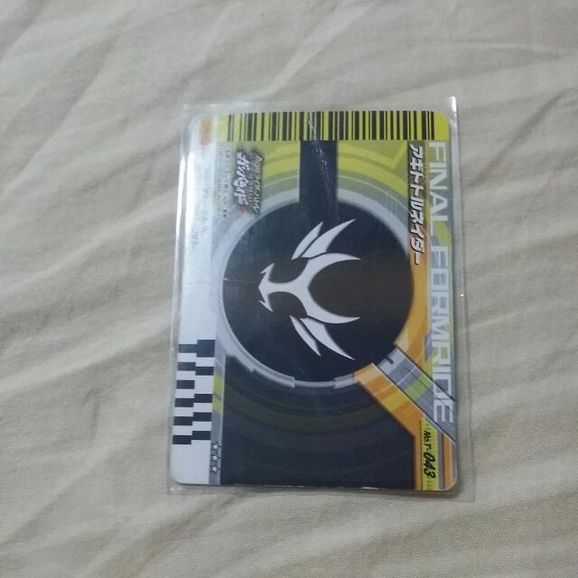 Kamen Rider Agito Final Form Ride Gambride Card, Hobbies & Toys, Toys ...