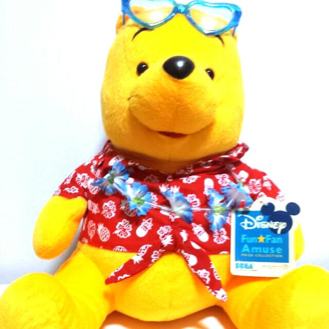Disney Winnie The Pooh Hawaii Plush, Hobbies & Toys, Toys & Games on ...