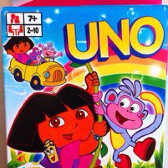 Dora the Explorer Uno Cards, Hobbies & Toys, Toys & Games on Carousell