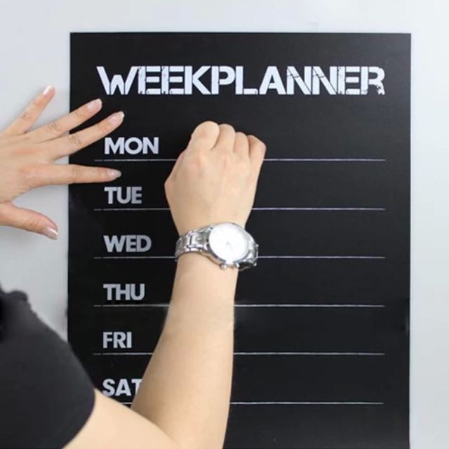 Blackboard Week Planner, Hobbies & Toys, Stationery & Craft, Stationery ...
